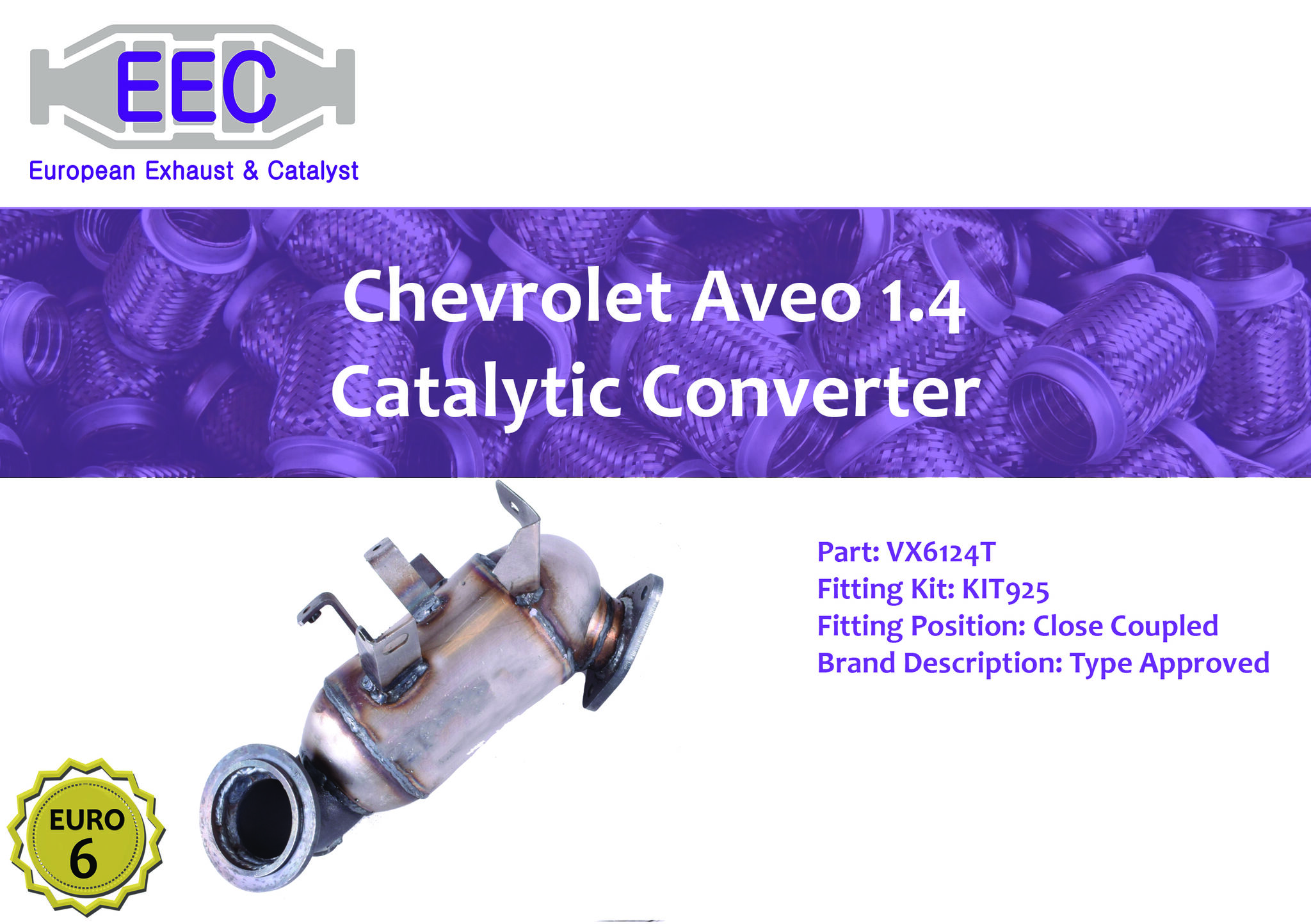 Have you seen our Chevrolet Aveo 1.4 Euro 6 Catalytic Converter? - EEC
