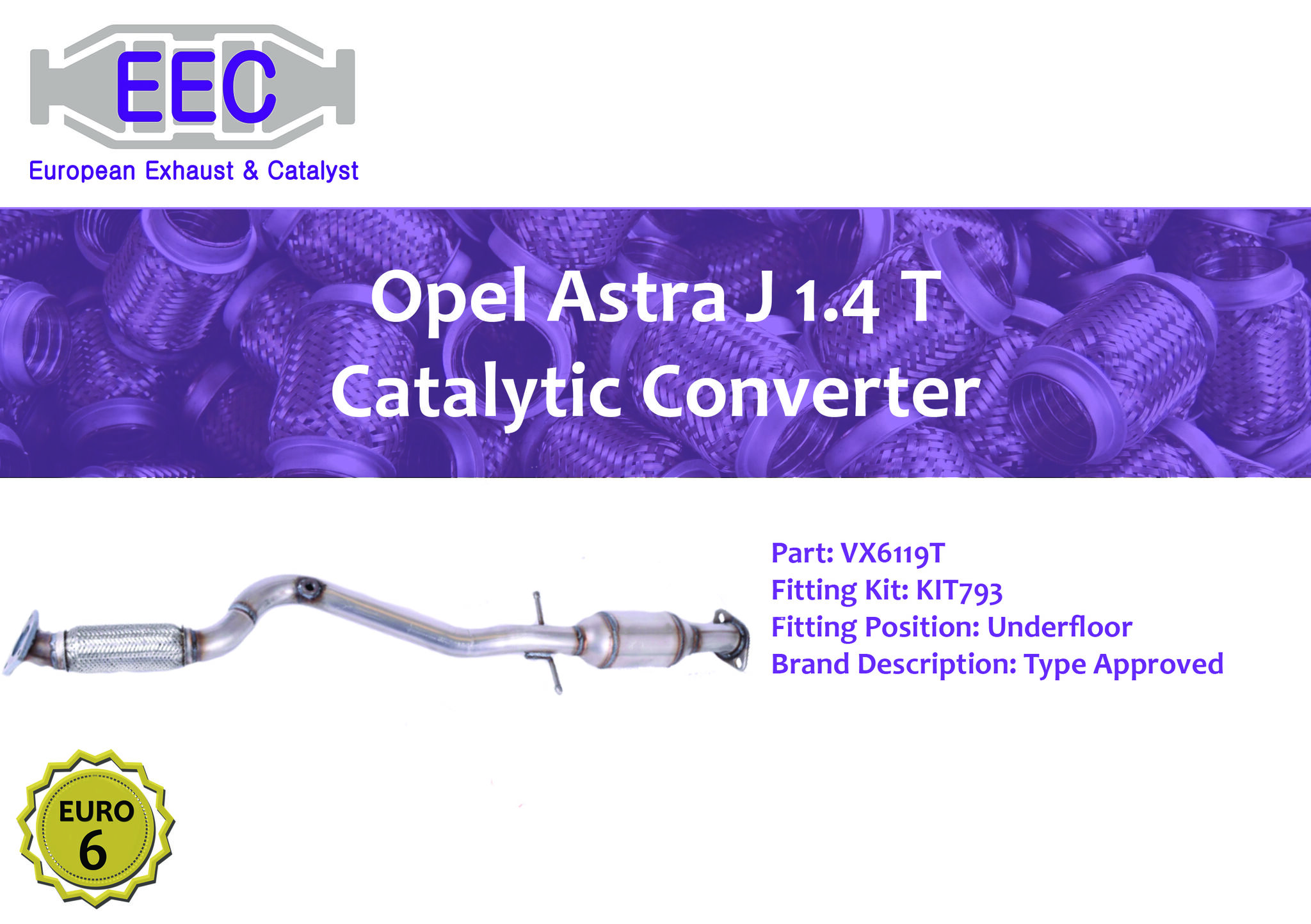Have you seen our Opel Astra J 1.4 Euro 6 Catalytic Converter? - EEC